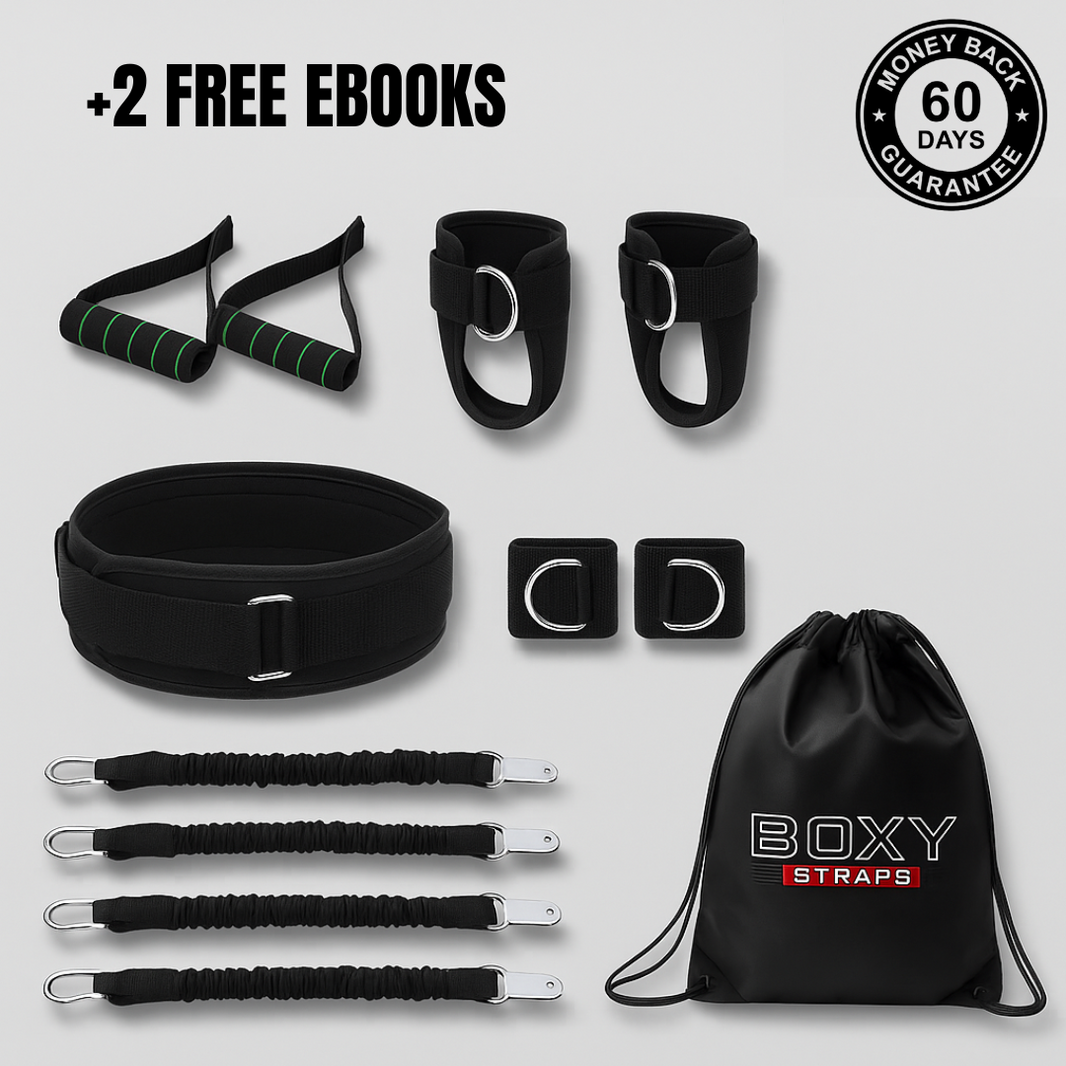 Boxystraps Pro - Boxing resistance bands - 150lbs Resistance – Boxystraps®